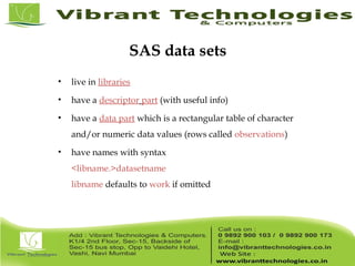 SAS - overview of SAS | PPT
