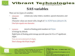 SAS - overview of SAS | PPT