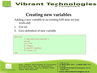 SAS - overview of SAS | PPT