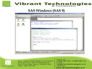SAS - overview of SAS | PPT