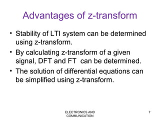 inverse z-transform ppt | PPT