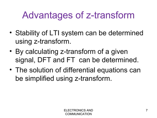 inverse z-transform ppt | PPT | Technology & Computing