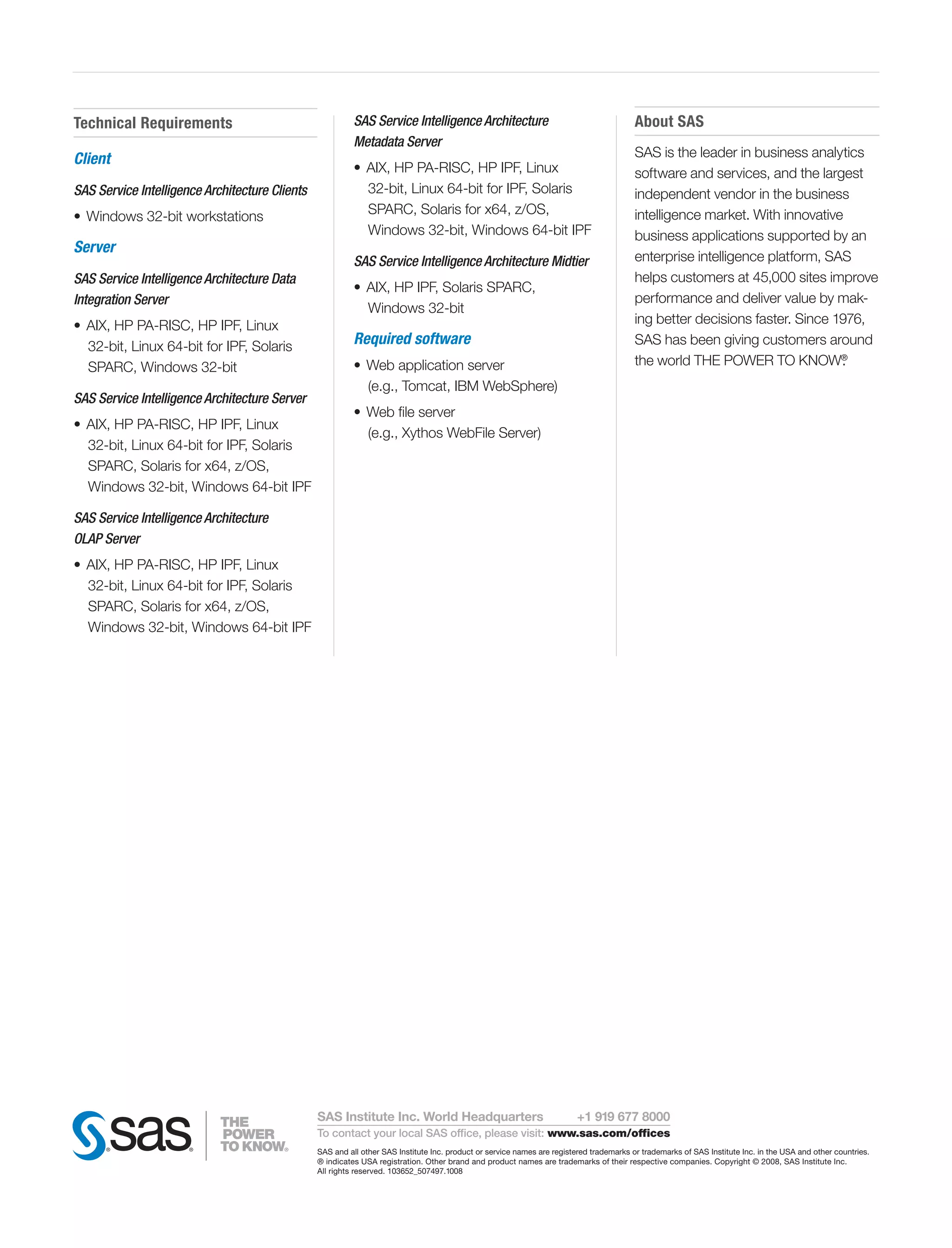 Sas Predictive Asset Maintenance | PDF | Computing | Technology & Computing