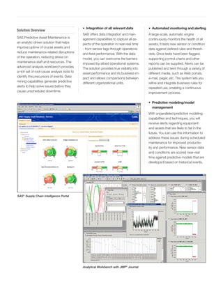 Sas Predictive Asset Maintenance | PDF | Computing | Technology & Computing