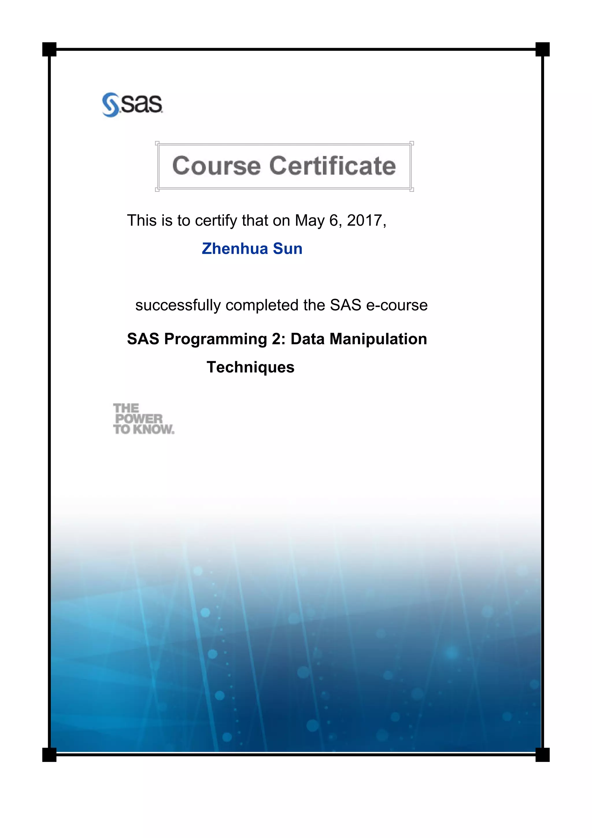 Sas Programming 2 Data Manipulation Techniques Pdf