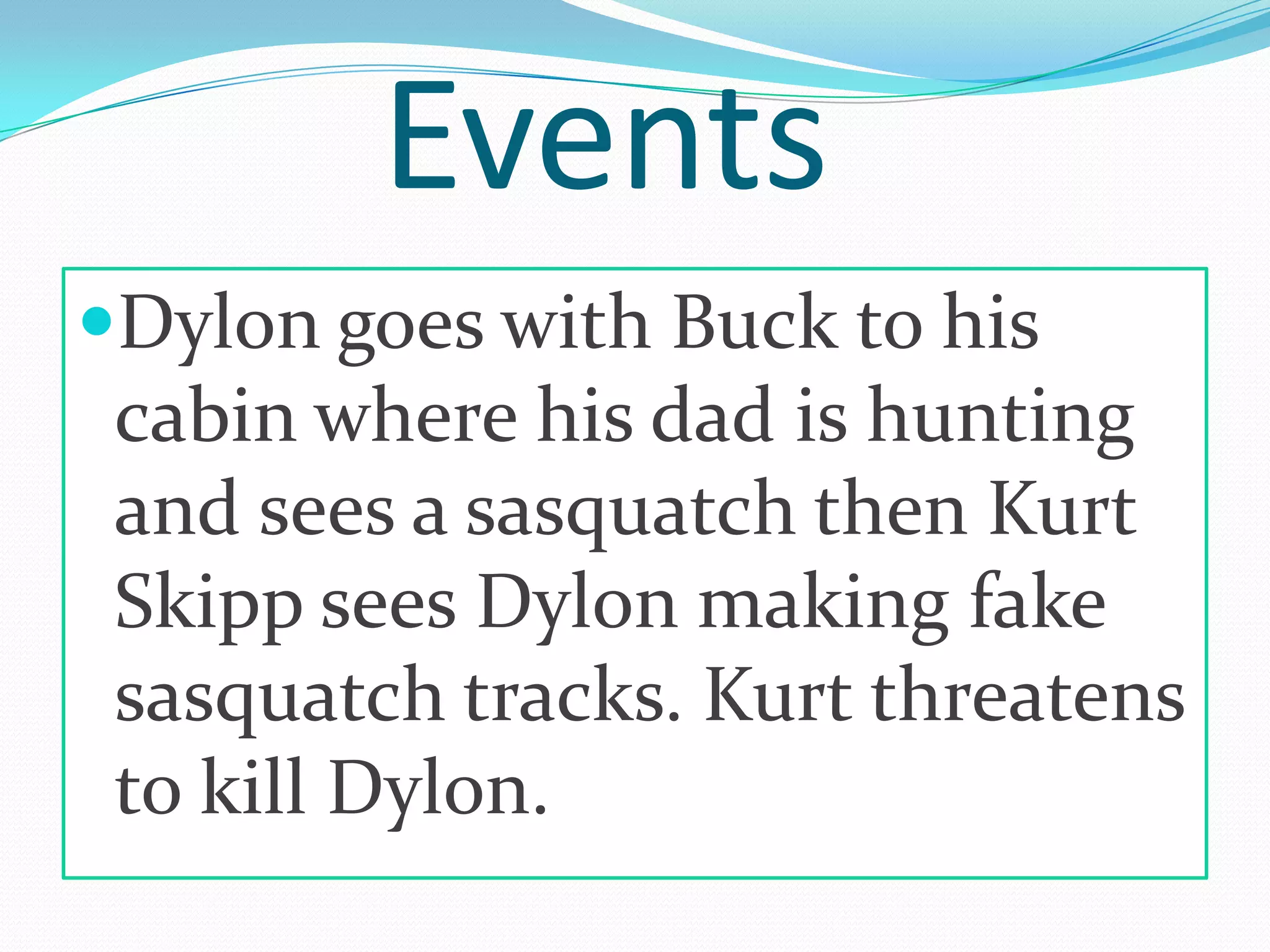 Sasquatch book project | PPTX