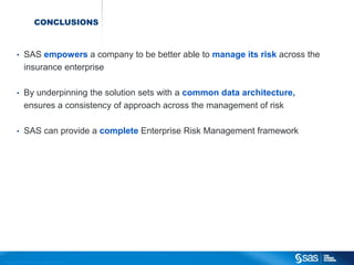SAS Risk Management for Insurance | PDF