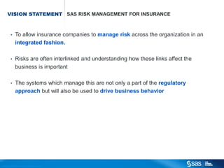 SAS Risk Management for Insurance | PDF