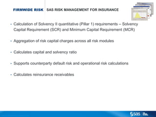 SAS Risk Management for Insurance | PDF