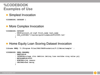 Sas rule based codebook generation for exploratory data analysis - wuss ...