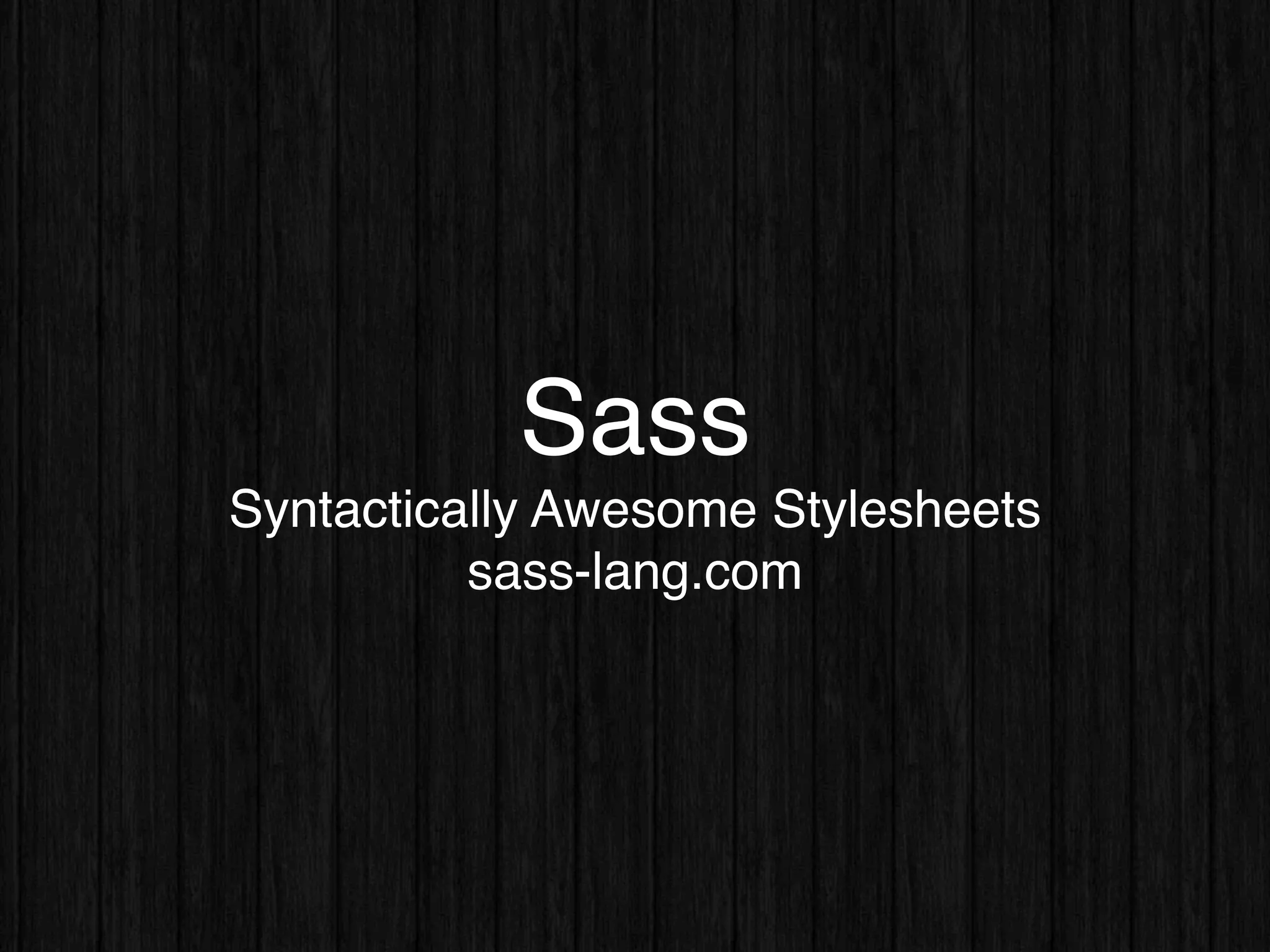 Stylesheets of the future with Sass and Compass | KEY