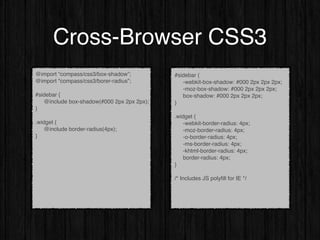 Stylesheets of the future with Sass and Compass | KEY | Web Development ...