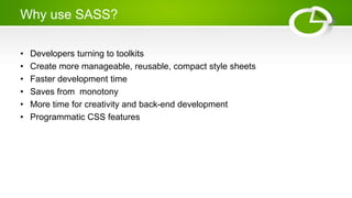 Sass: Introduction | PPT