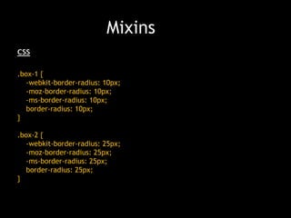 Introduction to sass | PPT