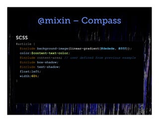 Sass and Compass - Getting Started | PDF