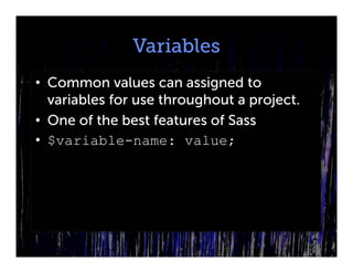 Sass and Compass - Getting Started | PPT