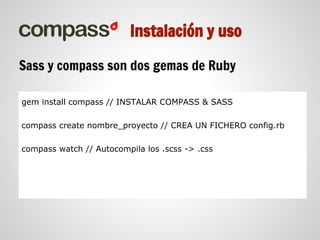 Sass & compass | PPT