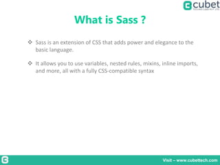Sass_Cubet seminar | PPT