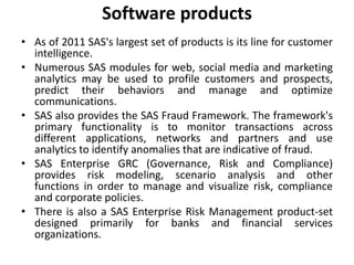 SAS - Statistical Analysis System | PPTX
