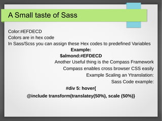 Sass presentation | PPT