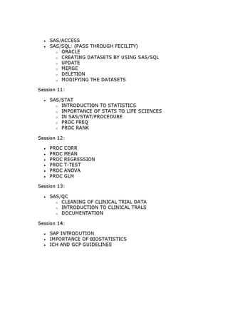 Sas(statistical analysis system) | PDF | Computer Software and Applications | Computing