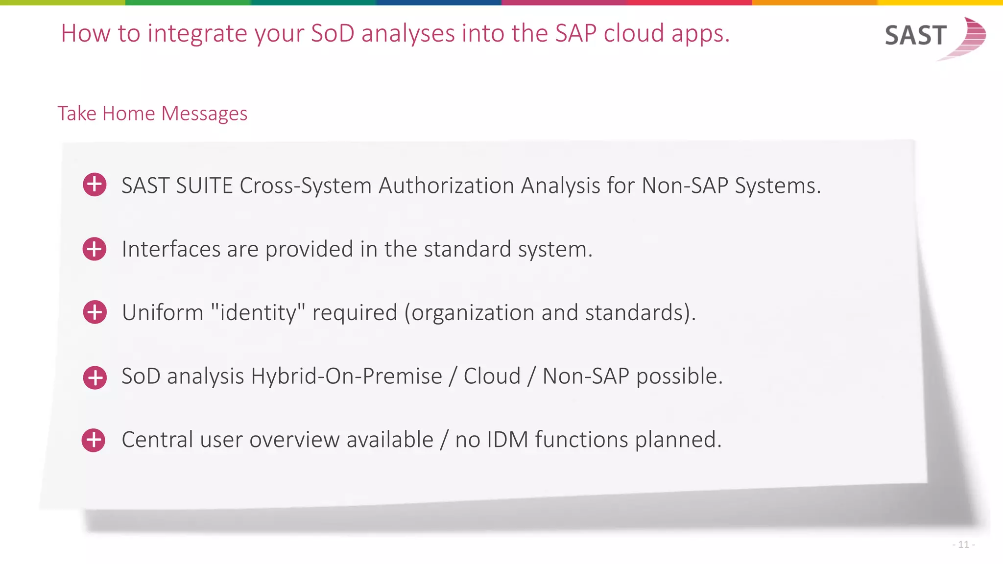 SAST Authorization Management: How to integrate your SoD analysis into ...