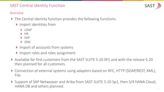 SAST Authorization Management: How to integrate your SoD analysis into the SAP cloud apps ...