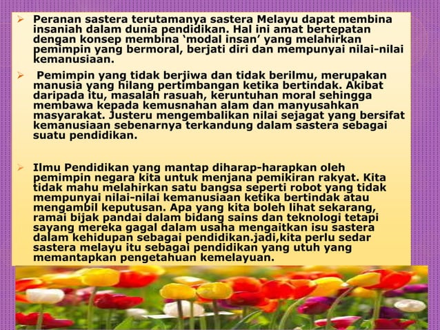Sastera melayu sebagai pendidikan | PPTX