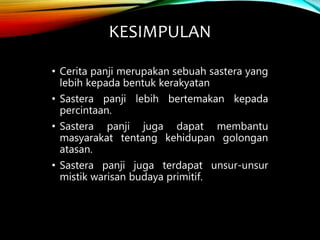 Sastera Panji | PPTX