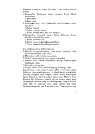 Sastra melayu-klasik | PDF