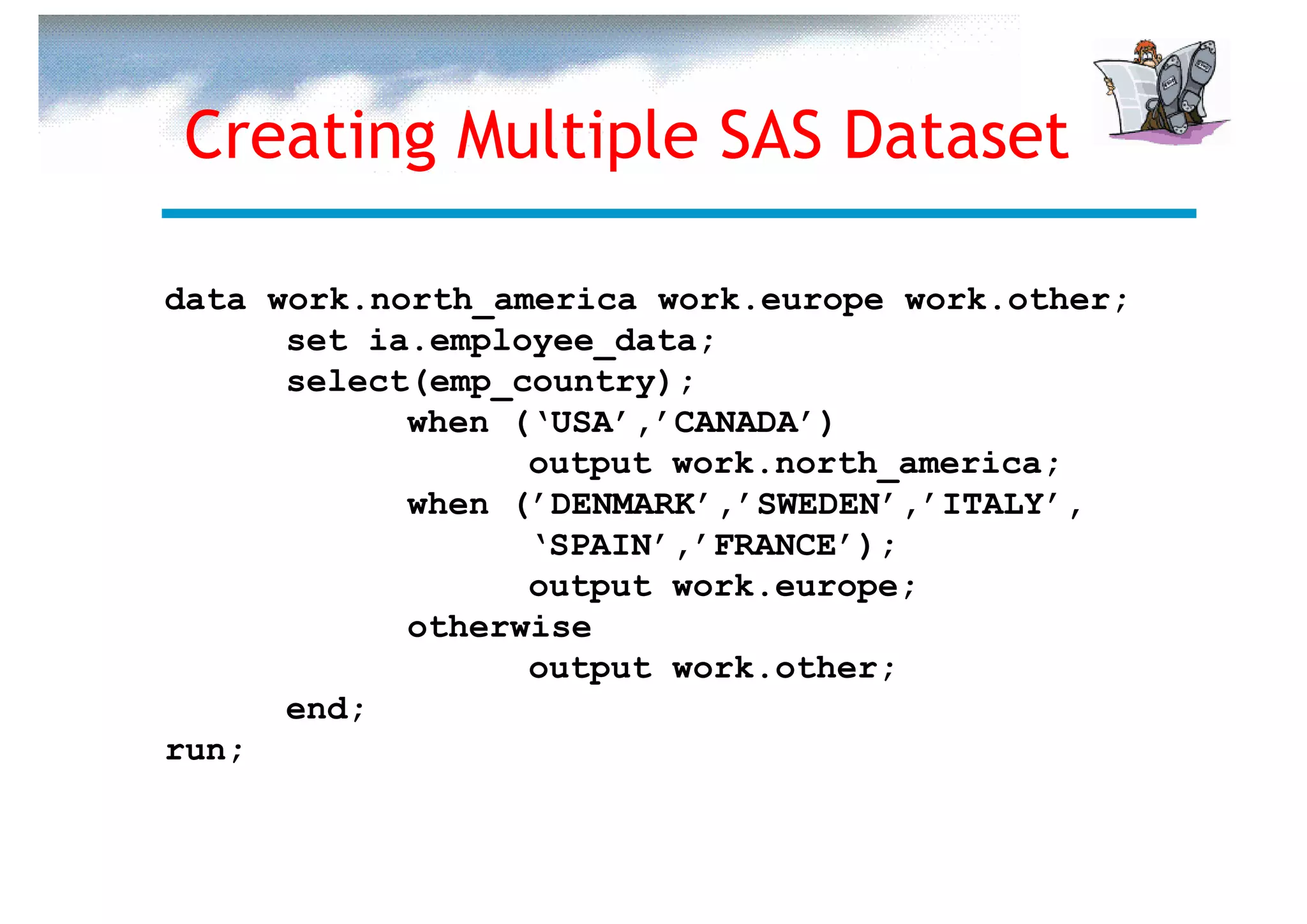 SAS Internal Training | PPT