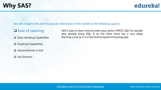 SAS Training | SAS Tutorials For Beginners | SAS Programming | SAS Online Training | Edureka ...