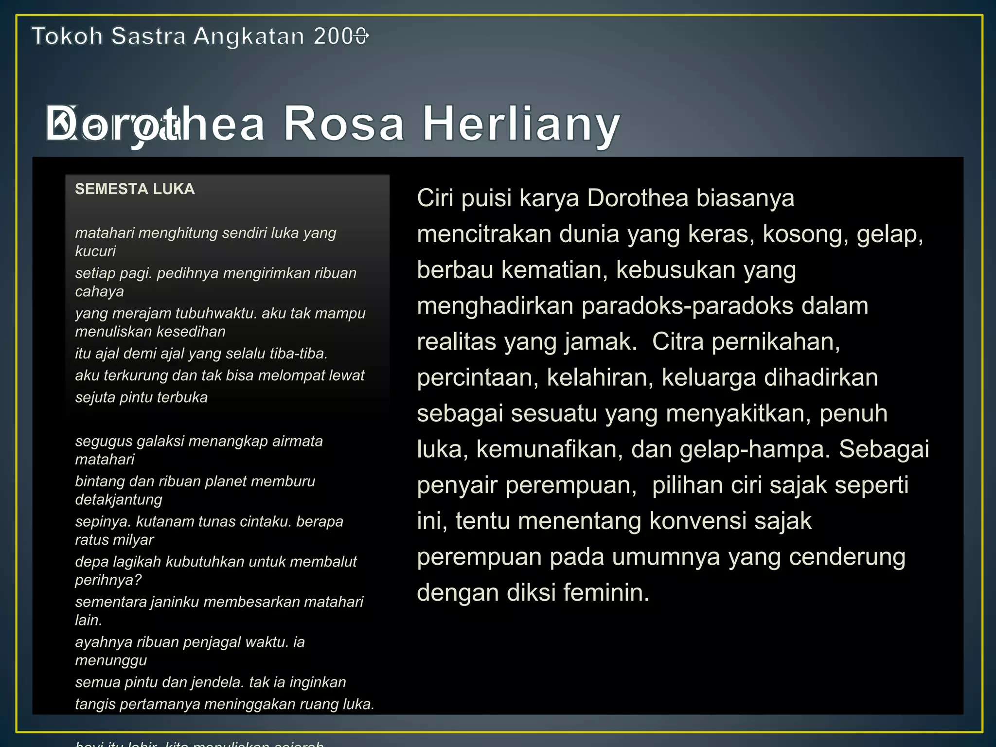 Sastra mutakhir indonesia | PPTX