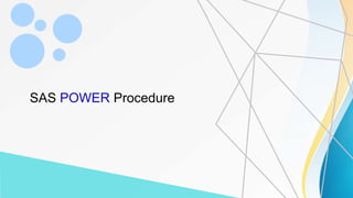 SAS Ttest Procedure.pptx | Programming Languages | Computing