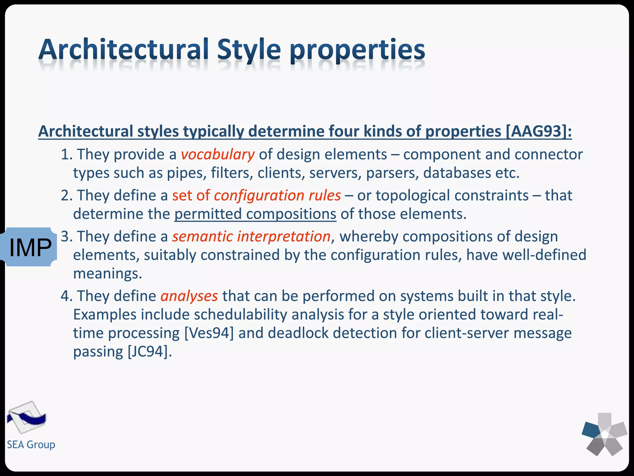 Software Architecture Styles | PPTX