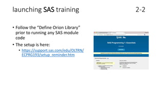 SAS University Edition - Getting Started | PPT