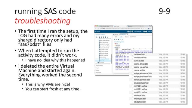 Sas University Edition Getting Started Ppt