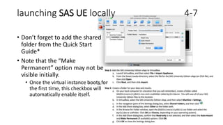 SAS University Edition - Getting Started | PPT