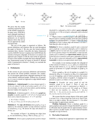 SASUM: A Sharing-based Approach to Fast Approximate Subgraph Matching for Large Graphs | PDF ...