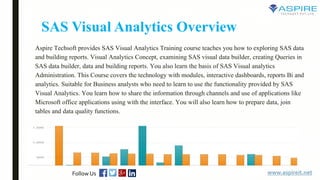 SAS Certified Visual Analytics | Aspire | PPTX