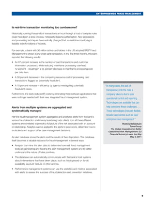 Sas wp enterrprise fraud management | PDF