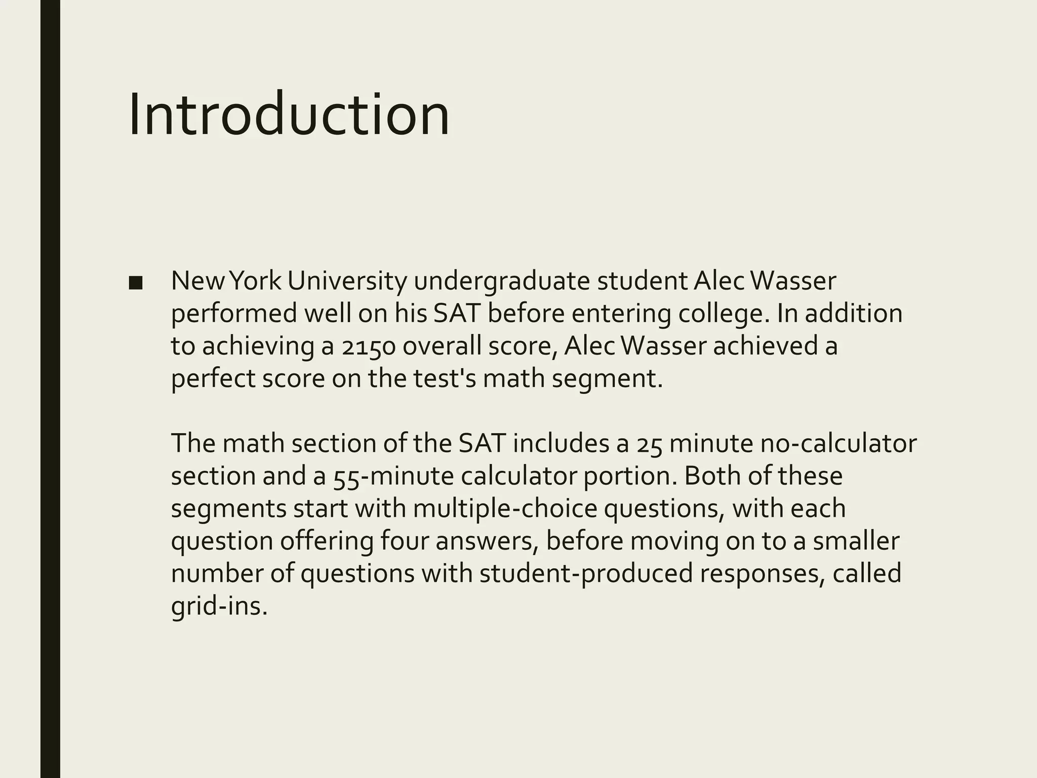 SAT Math Section | PPTX