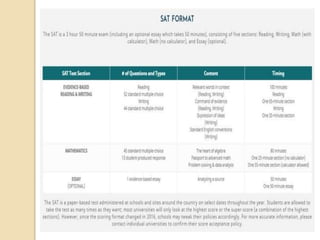 SAT Exam Structure | PPTX