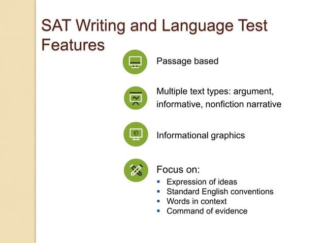 SAT Exam Structure | PPTX | Standardized Testing | Educational Assessment