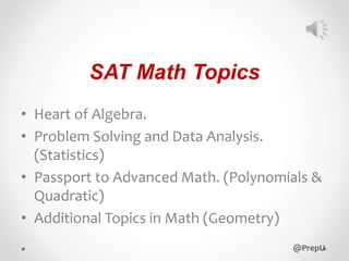 Sat act overview | PPTX