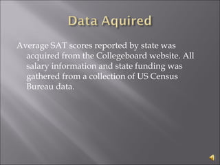 Sat Data Analysis Project | PPT