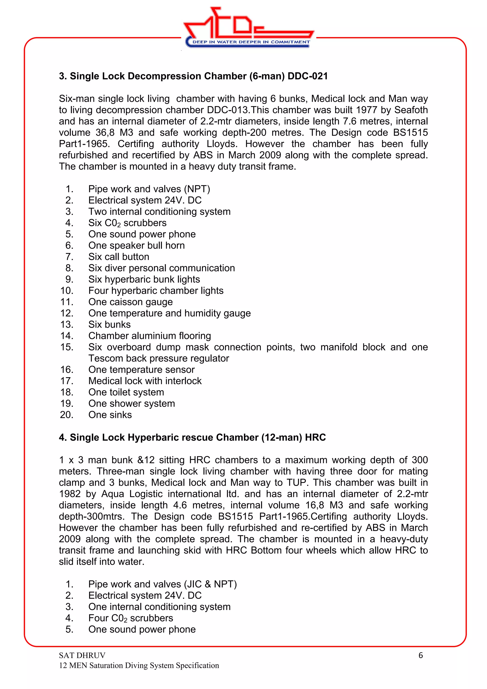 Sat dhruv-specification1 | PDF