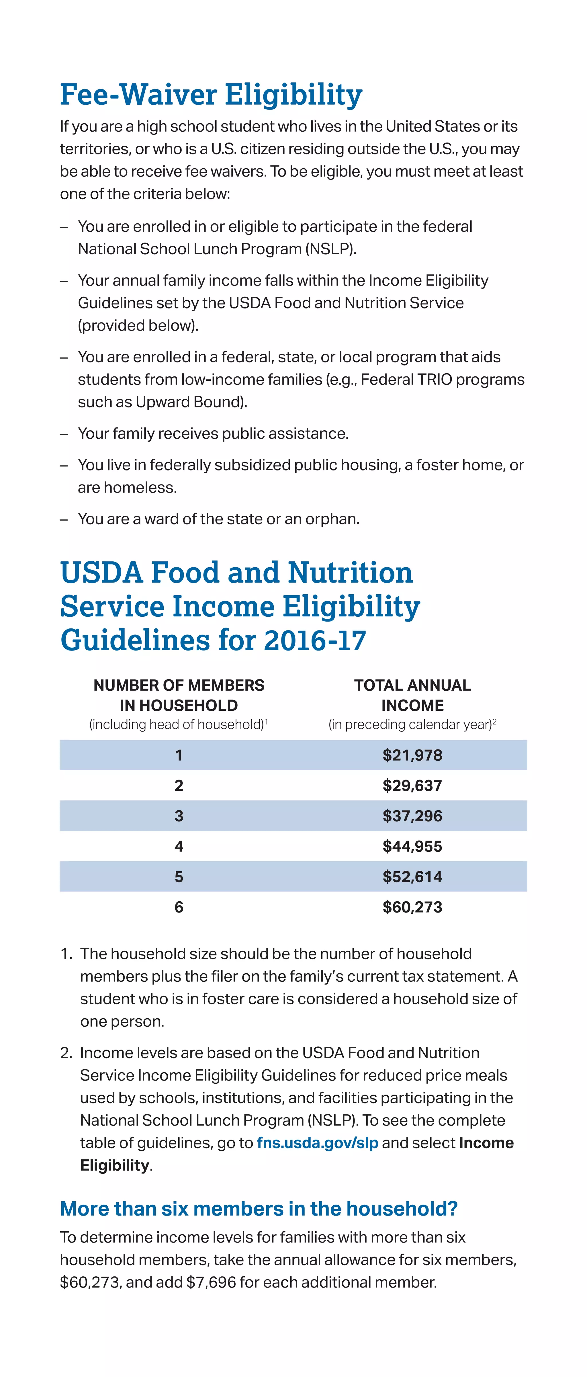 Sat fee-waiver-student-brochure | PDF