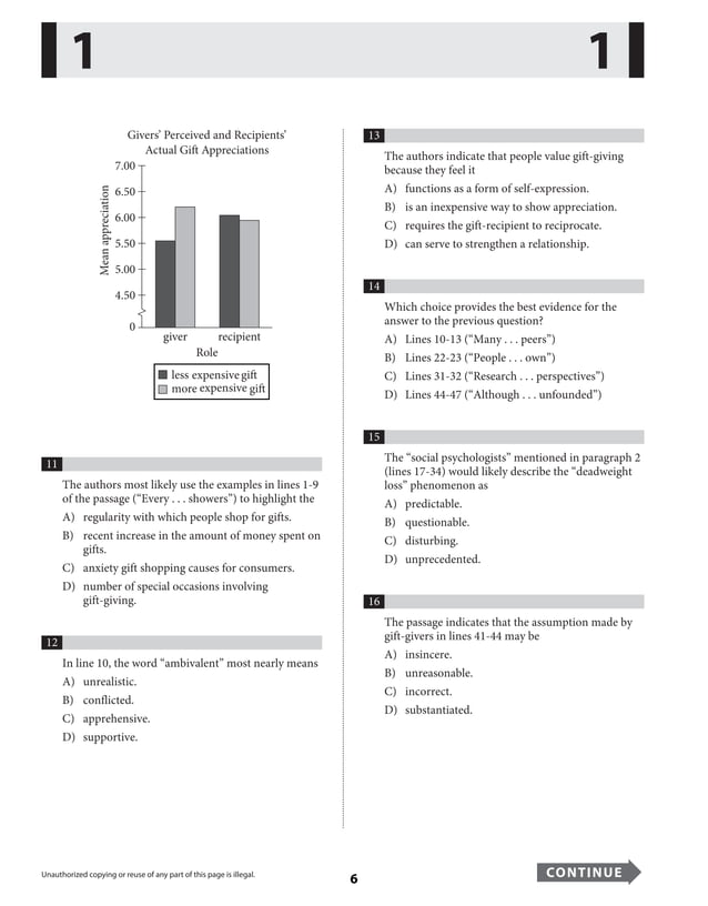 Sat Practice Test (1) | PDF