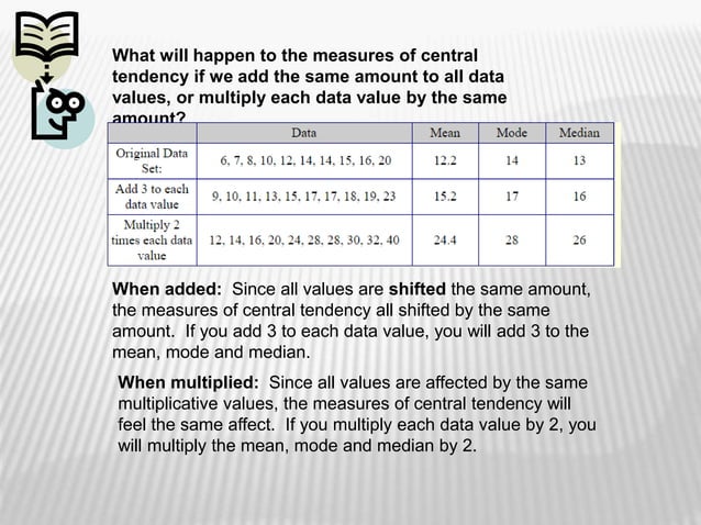 Summarizing Data by a Single Number | PPTX | Computer Software and Applications | Computing